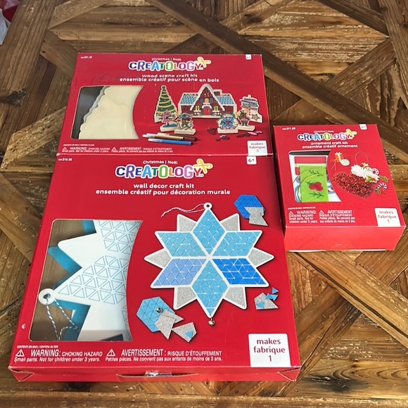 Creatology | Toys | 3 Sets Creatology Crafts Wall Decor Ornament Craft ...
